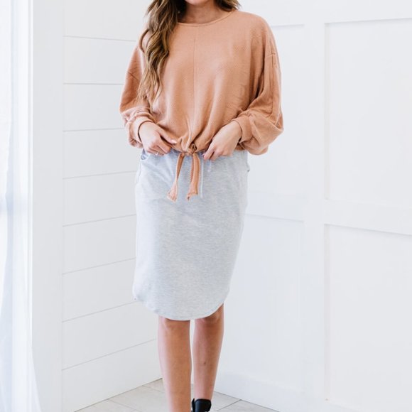 hailey & co | Tops | Hailey Co All Tied Up Full Size Run Ribbed Top ...